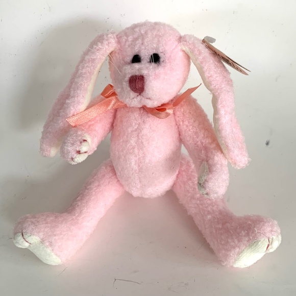 Ty | Toys | 993 Ty Beanie Strawbunny Posable Rabbit Stuffed Animal ...